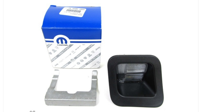 2003-2024 Mopar License Plate Lamp, Right 55078094AE | Steve White Parts