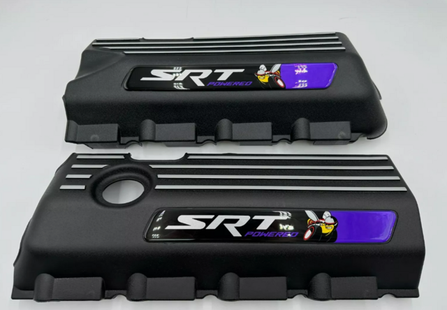 Challenger Charger Durango Engine Half Covers Powered By SRT 2 Pcs ...