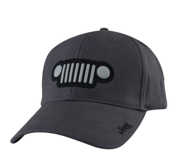 New Jeep Charcoal Grille Cap Ball Cap Jeep Logo 3D Mopar New 14RDG ...