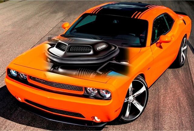 11-23 Dodge Challenger Shaker Hood Kit Metal E-Coat Mopar Factory ...