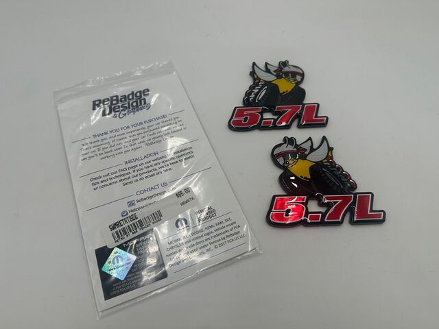 Dodge Challenger Charger 300 Retro RT Scat Angry Bee Fender Emblem ...