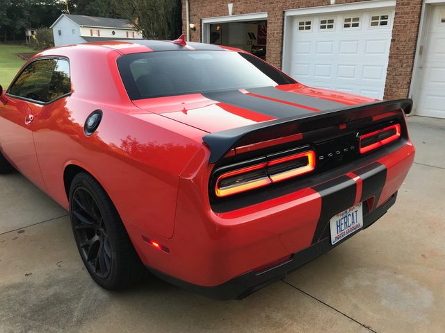 2019 Dodge Challenger SRT Redeye Performance Rear Decklid Spoiler Mopar Black SWM6QW33RXFAC ...