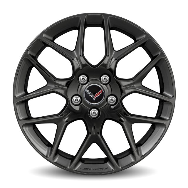 23334934 - 19x8.5-Inch Forged Aluminum 7-Split-Spoke Front Wheel (Black ...
