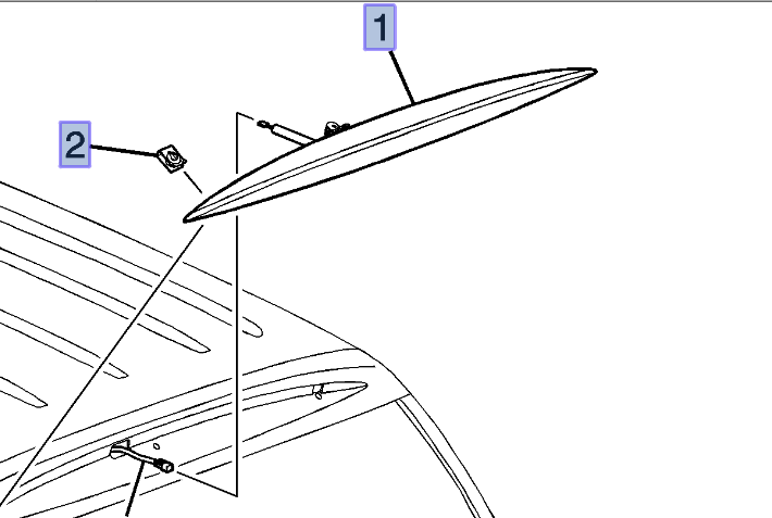 15044516 - High Mount Stop Lamp 2002-2006 Cadillac | GMPartsNow