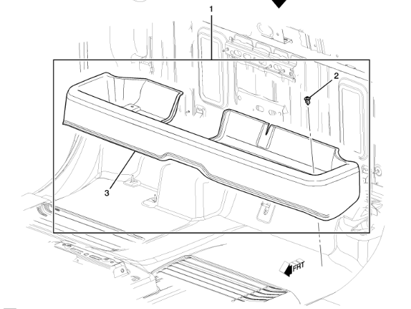 84525974 - Cargo, Under-Seat Organizer Extended/Double Cab Only (DARK ...