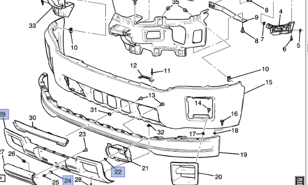 22902313 - Skid Plate ( #29 Silver In Color, Not Black Like The ...
