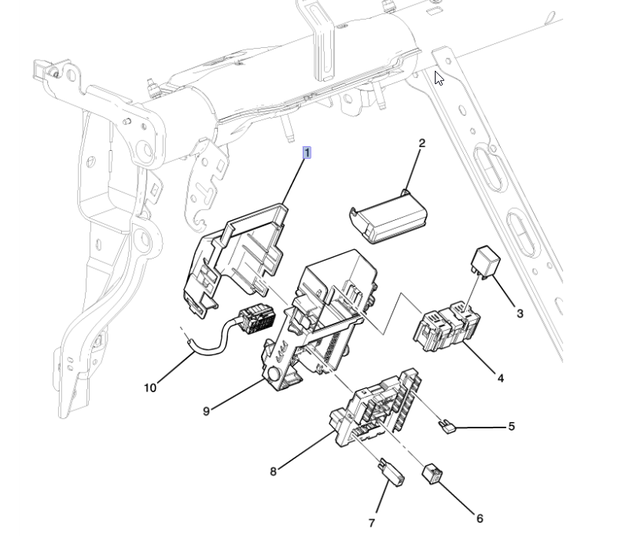 22786007 - Fuse Block Cover 2012-2019 GM | GMPartsNow