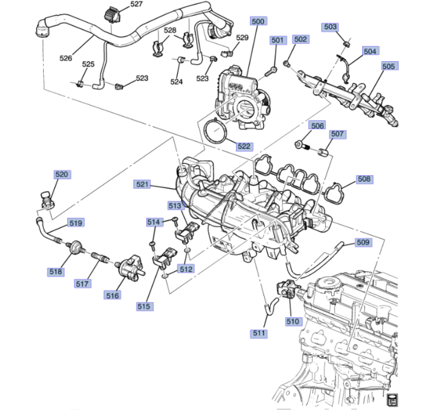 28289977 - Intake Manifold 2011-2021 GM | GMPartsNow