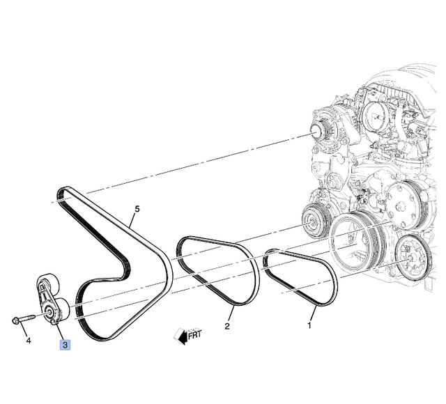 12670574 - Tensioner- PART NUMBER CHANGED TO 12670574 2014-2020 GM ...