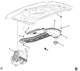 84167146 - Front Intake Air Duct 2017-2019 Chevrolet | GMPartsNow