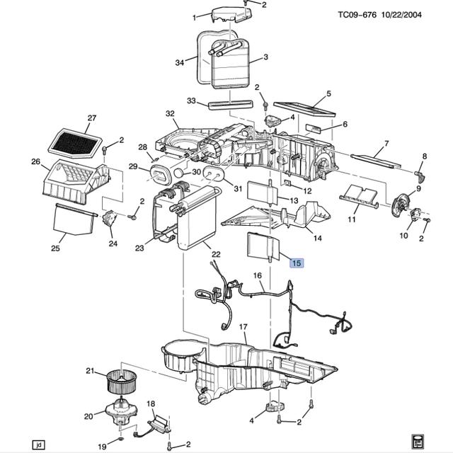 89018306 - Driver Side HVAC Temperature Valve 2003-2014 GM | GMPartsNow
