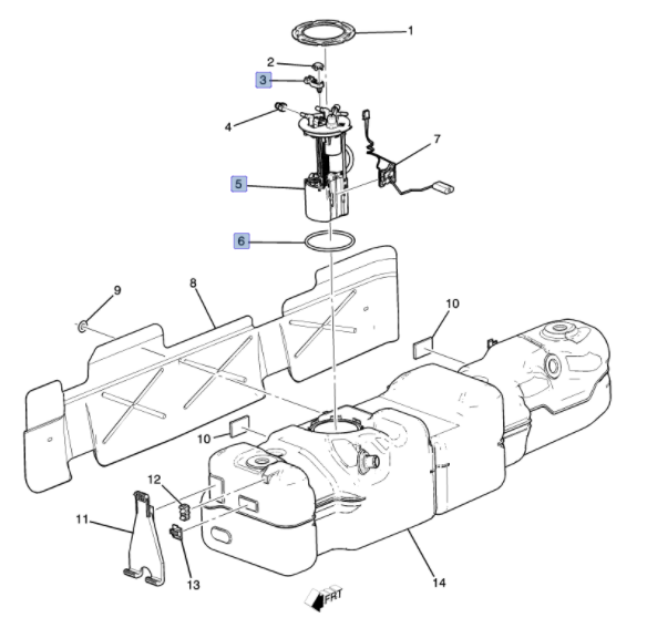 86786771 - Fuel Pump Module Kit 2017-2020 GM | GMPartsNow