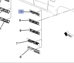 2014-2020 GM Pickup Box Side 4x4 Decal 23269921 | GMPartsNow