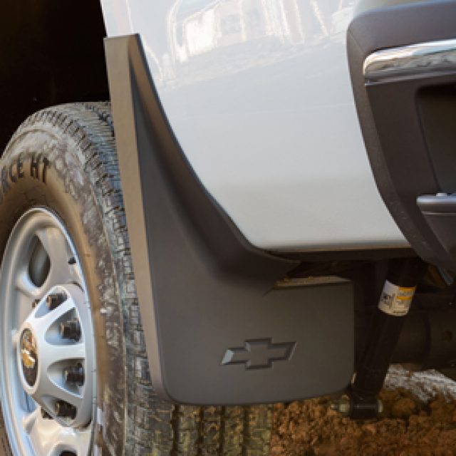 23387353 - Rear Molded Splash Guards (Black)(W/ Bowtie Logo) 2014-2019 ...