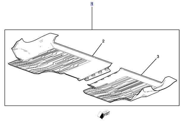23356365 - Mat Pkg (2nd Row) (Cocoa) 2017-2020 GMC Acadia | GMPartsNow