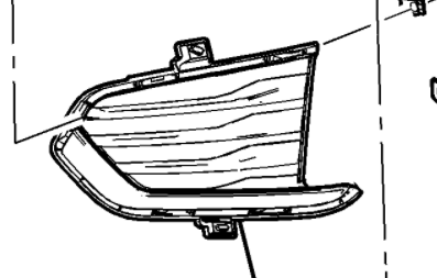 Passenger Side Front Fog Lamp Bezel 85126125 | GMPartsNow