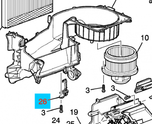 10397098 - Heating and Air Conditioning Blower Motor Resistor 2006-2010 ...