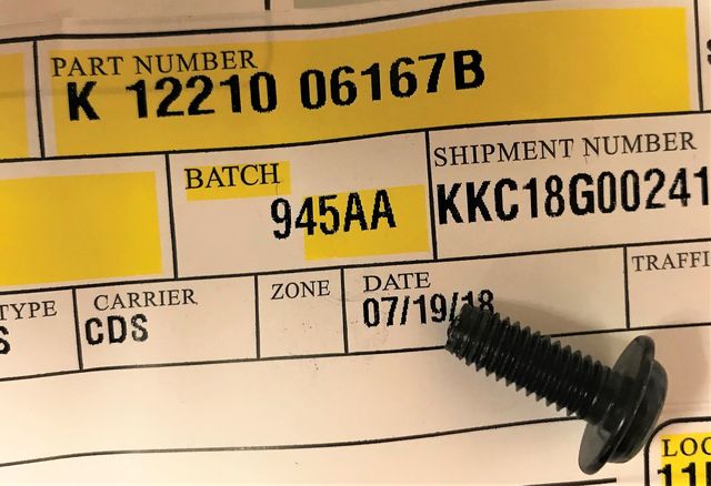 12210-06167B - Bumper Cover Screw 2014-2019 Kia | Kia.Parts Store