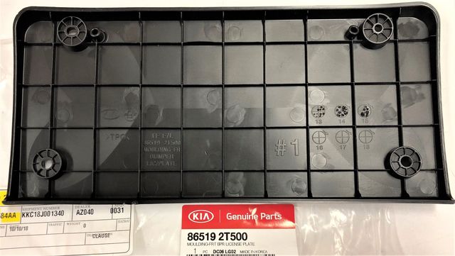 86519-2T500 - License Bracket 2014-2015 Kia Optima | Kia.Parts Store