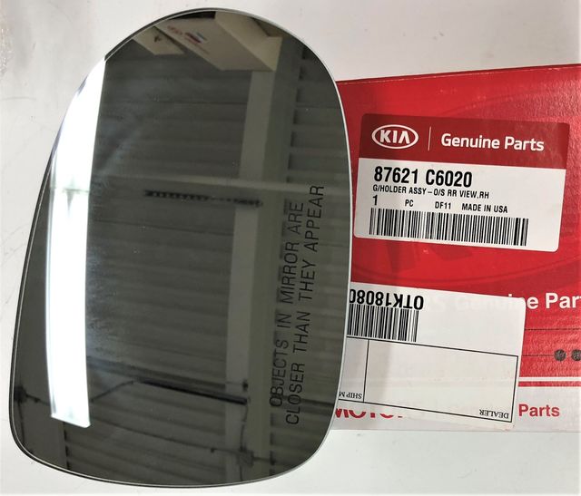 87621-C6020 - Mirror Glass 2016-2020 Kia Sorento | Kia.Parts Store