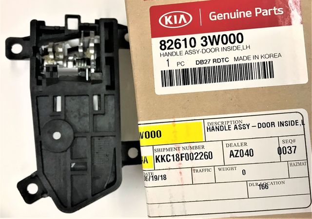 82610-3W000 - Handle, Inside 2011-2016 Kia Sportage | Kia.Parts Store