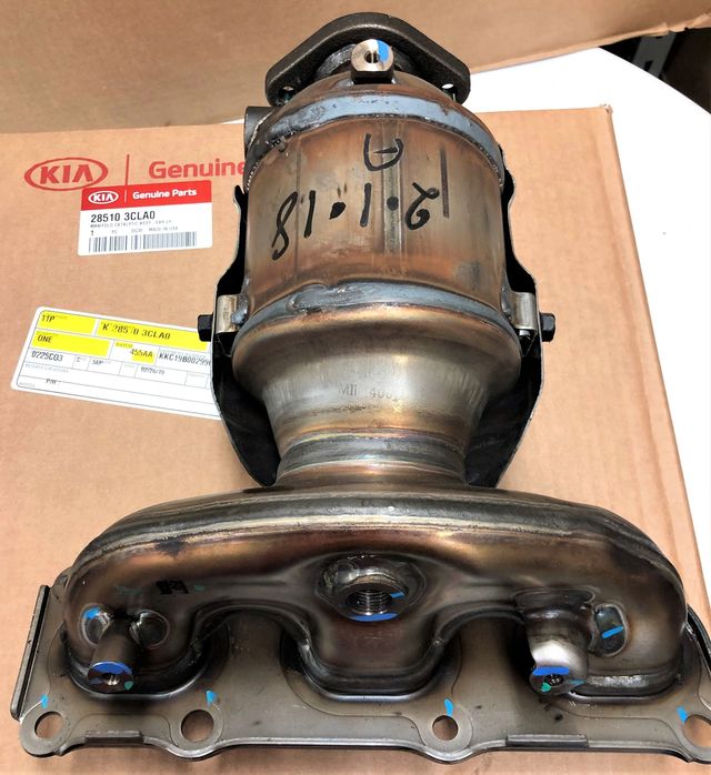 28510-3CLA0 - Catalytic Converter With Integrated Exhaust Manifold 2016 ...