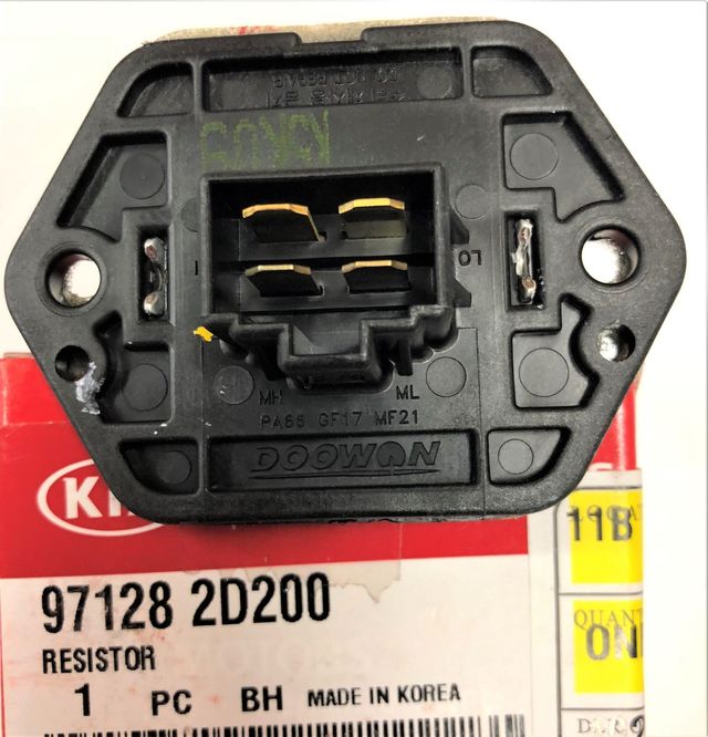 97128-2D200 - HVAC Blower Motor Resistor 2004-2006 Kia | Kia.Parts Store