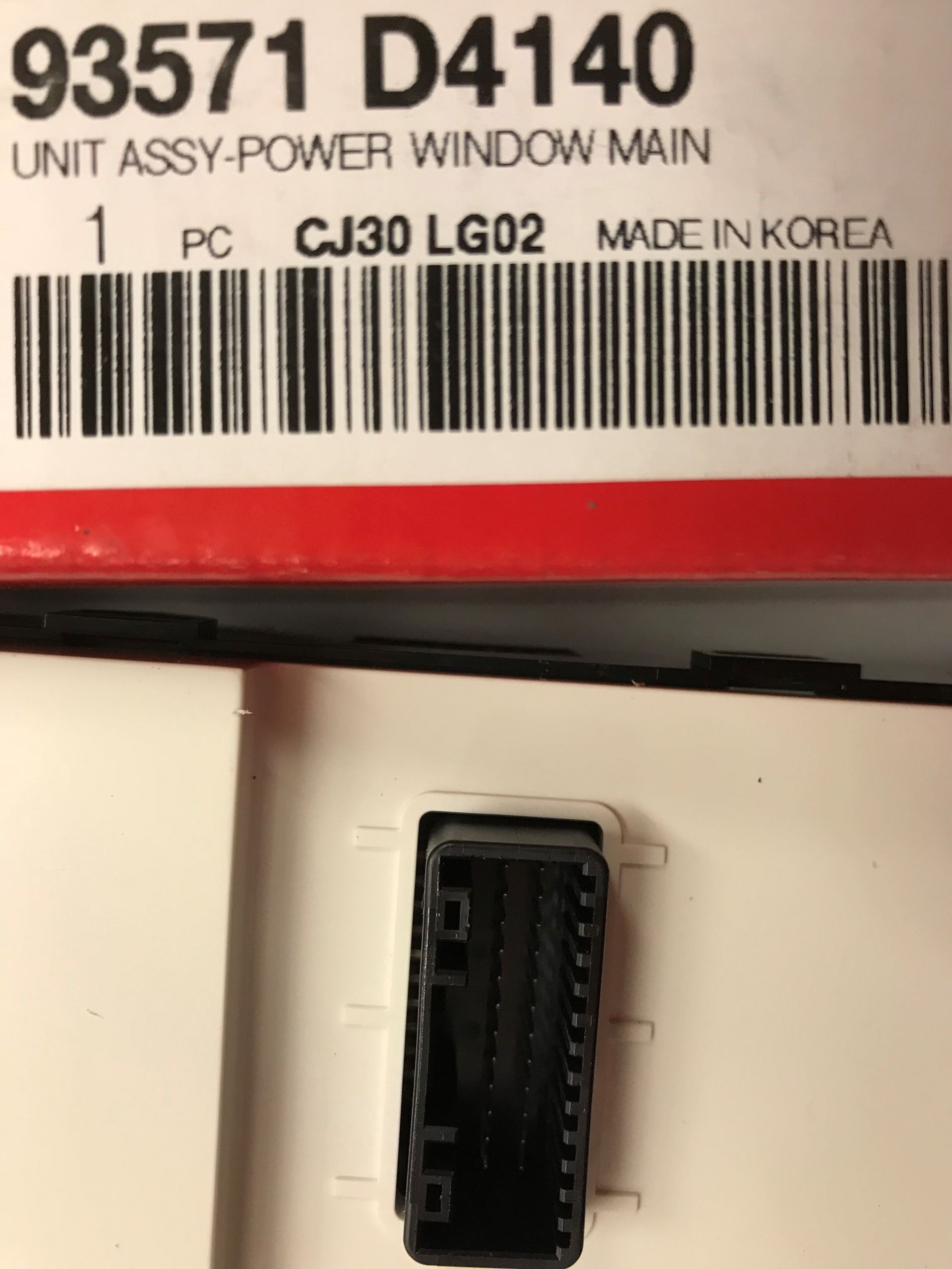 93571-D4140 - Window Switch 2016-2020 Kia Optima | Kia.Parts