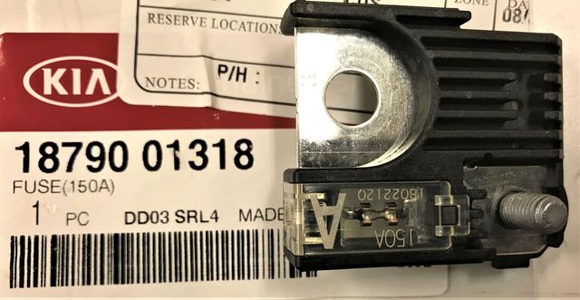 18790-01318 - Fuse 2023-2025 Kia Niro | Kia.Parts Store