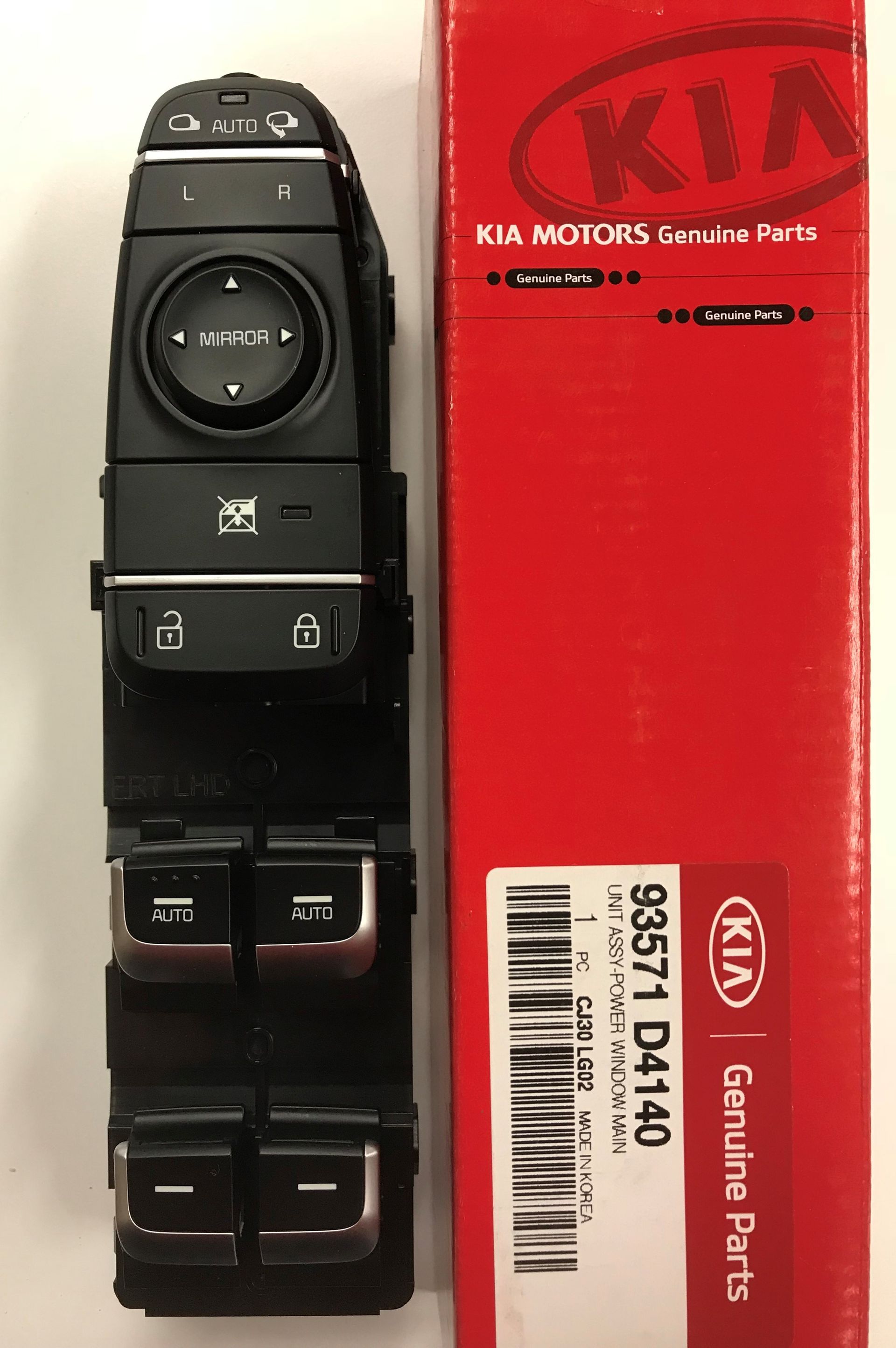 93571-D4140 - Window Switch 2016-2020 Kia Optima | Kia.Parts