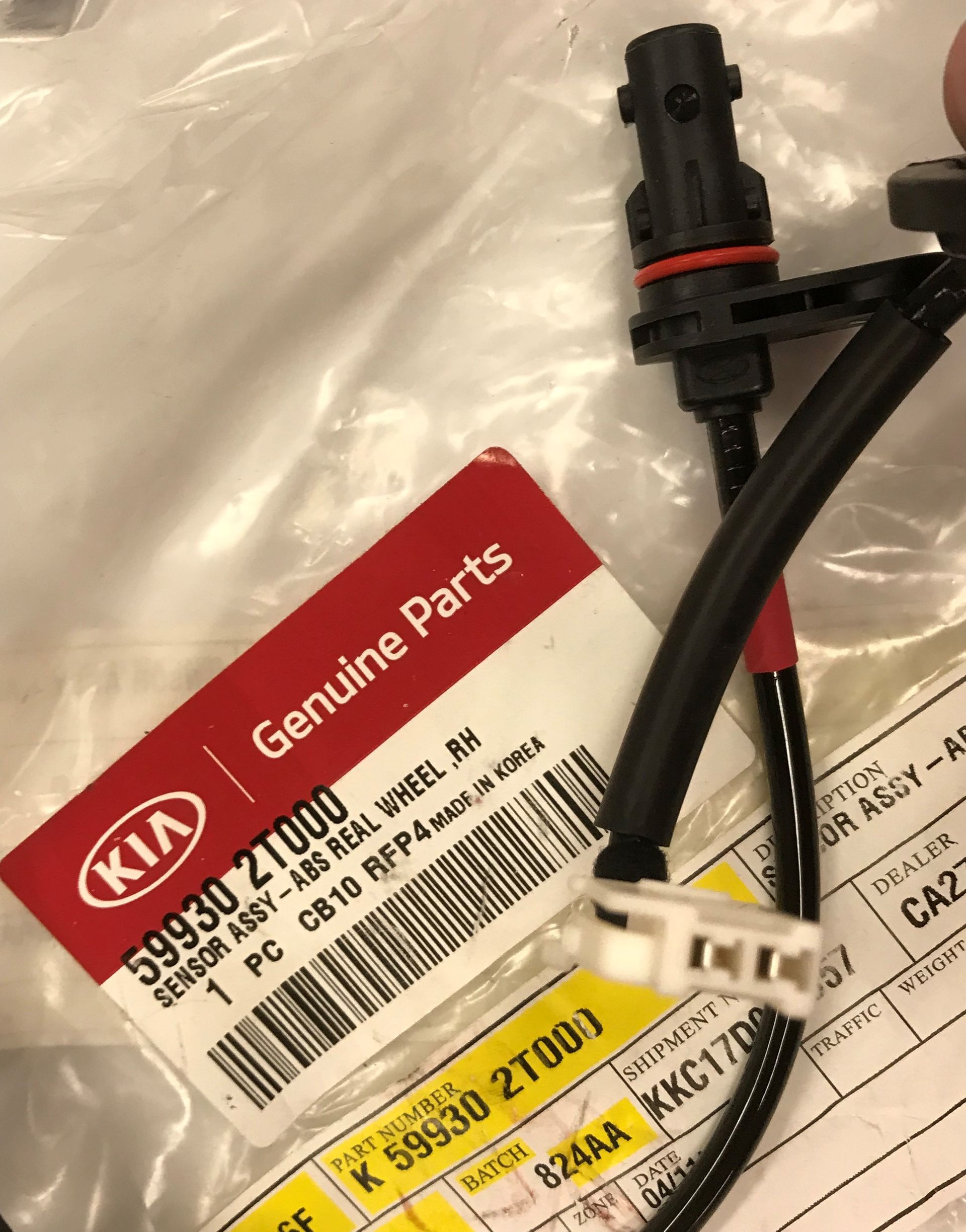 59930-2T000 - ABS Sensor 2011-2016 Kia Optima | Kia.Parts Store