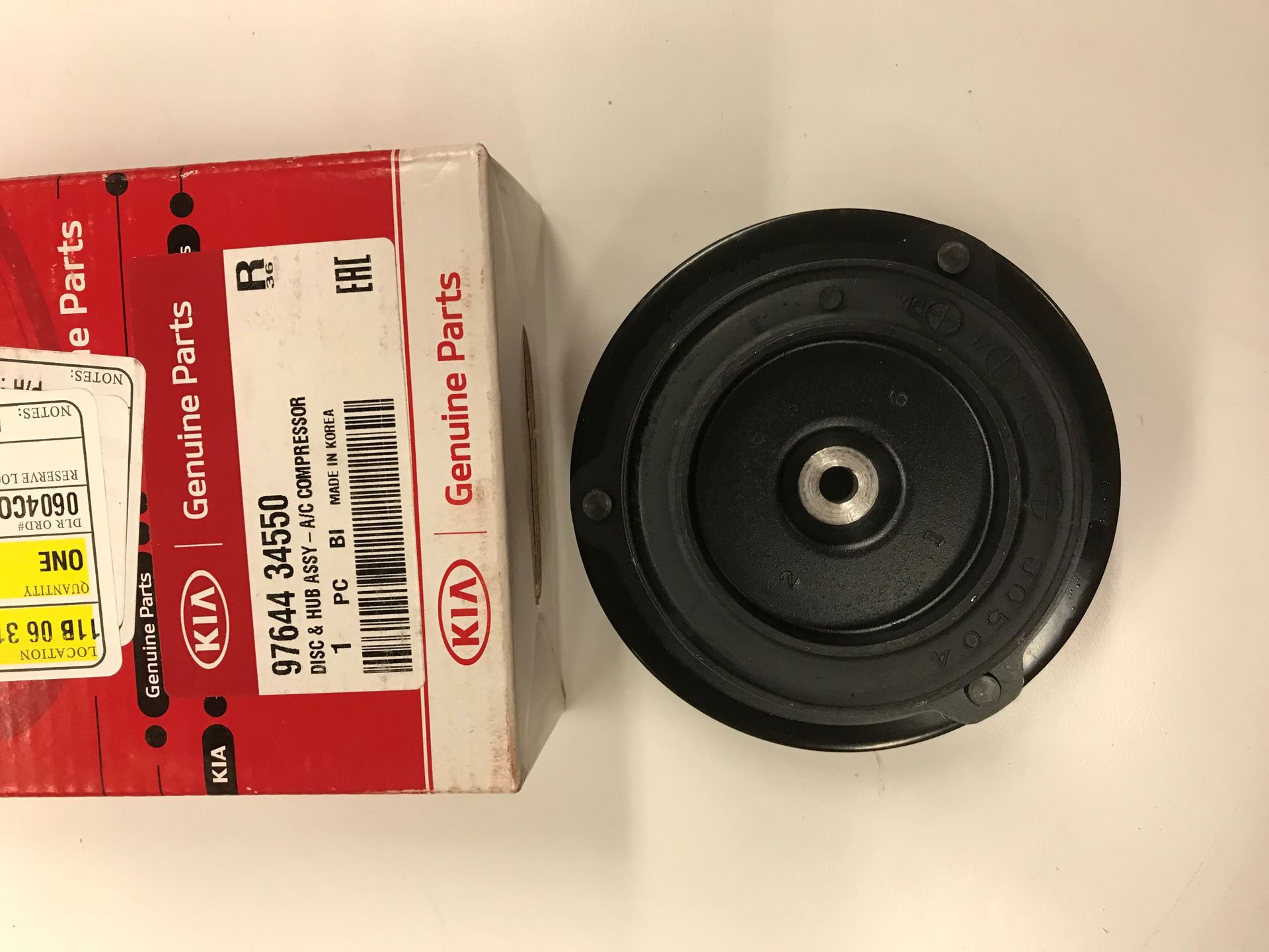 97644-34550 - A/C Compressor Clutch Hub 2005-2025 Kia | Kia.Parts Store