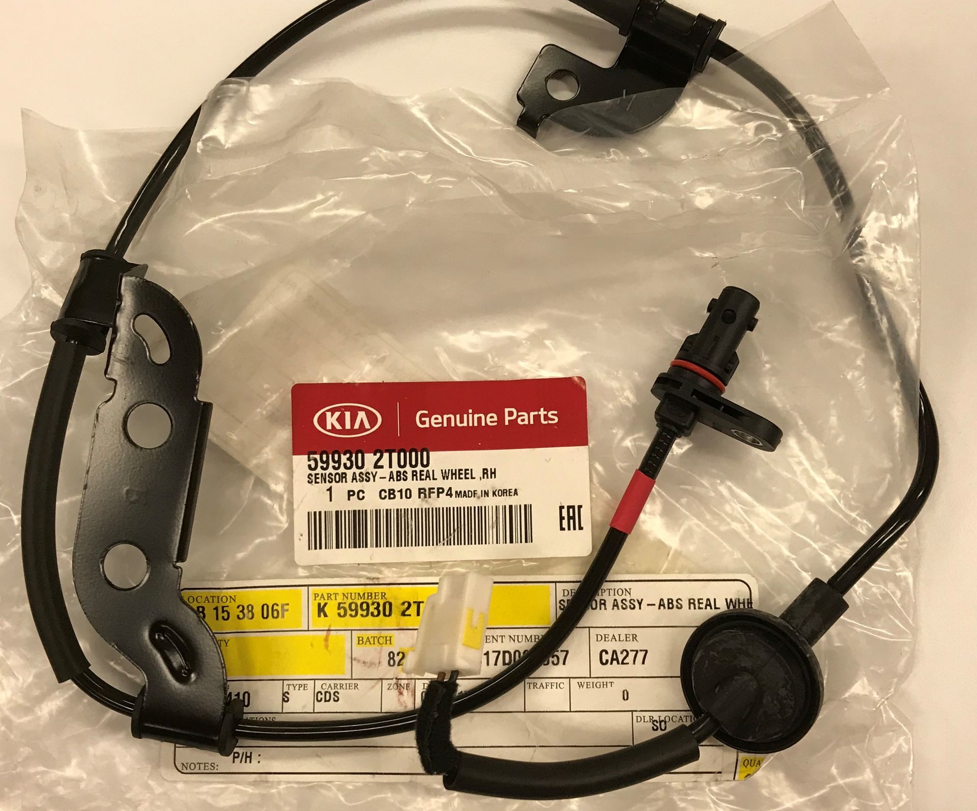 59930-2T000 - ABS Sensor 2011-2016 Kia Optima | Kia.Parts Store