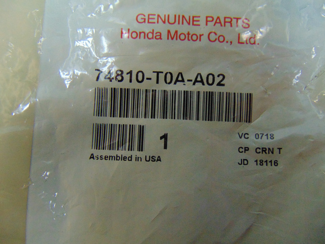 74810-T0A-A02 - Switch Assembly, Tailgate Opener - 2012-2016 Honda CR-V ...