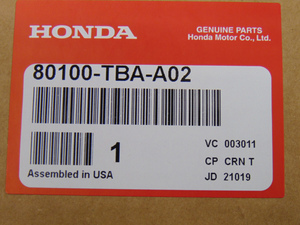80100-TBA-A02 - W Condenser Assembly | Honda Parts Guys