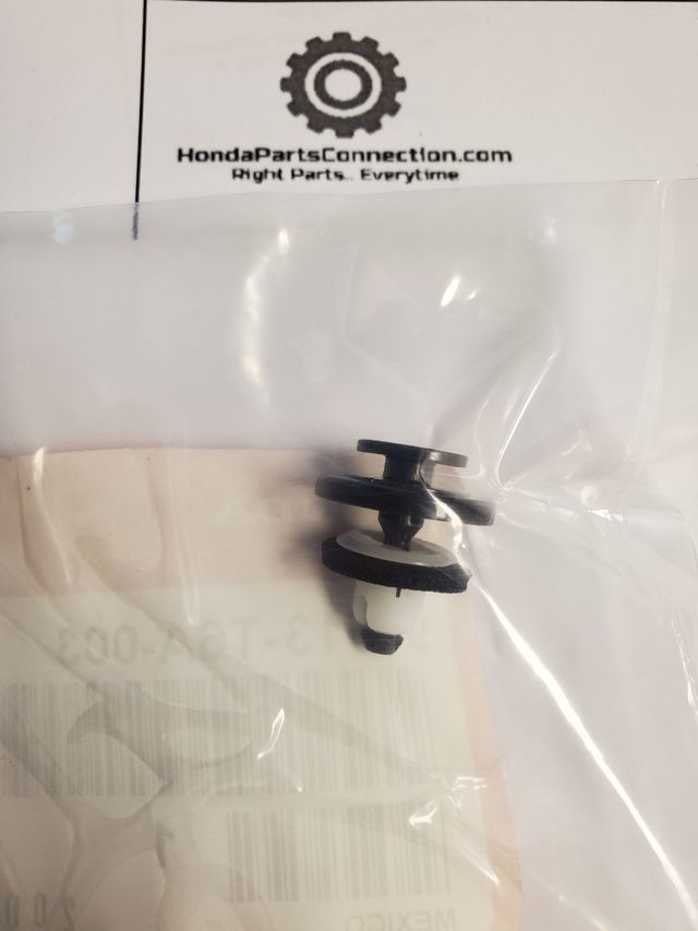 91513-T6A-003 - Clip, Tailgate Spoiler - 2015-2020 Honda | Genuine Honda Parts