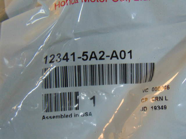 12341-5A2-A01 - 2013-2019 Honda - Gasket Head Cover (A) | Genuine Honda ...