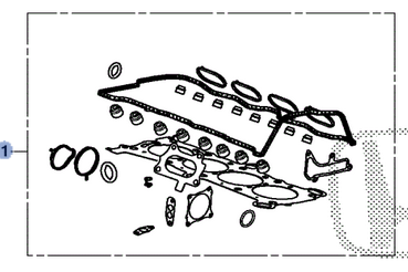 06110-5AA-A01 - Gasket Kit, Cylinder Head - 2016-2020 Honda | Genuine ...