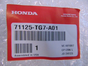 71125-TG7-A01 - Base - 2016-2018 Honda Pilot | Genuine Honda Parts