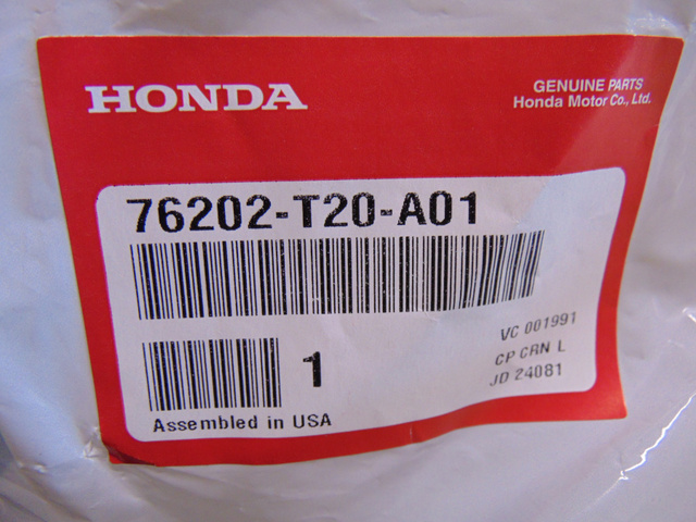 76202-T20-A01 - 2022-2024 Honda Civic - Lower Cover | Genuine Honda Parts