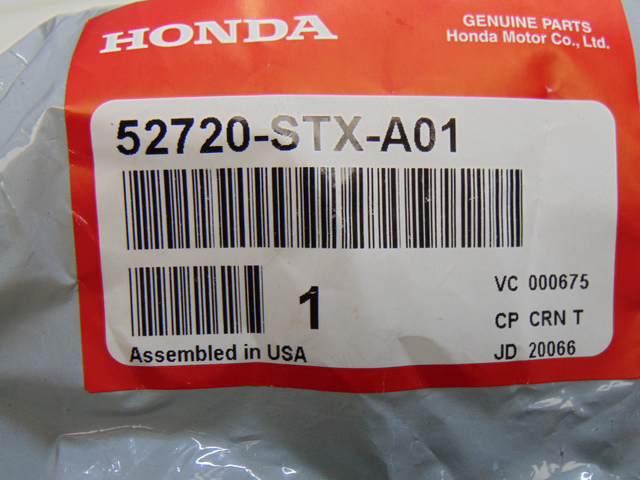 52720-STX-A01 - 2009-2015 Honda Pilot - Stopper Assembly Rear Bump ...