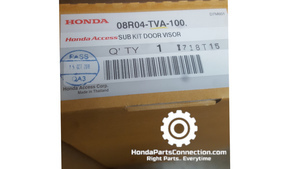08R04-TVA-101 - Air Deflectors Door Visors - 2018-2021 Honda Accord ...