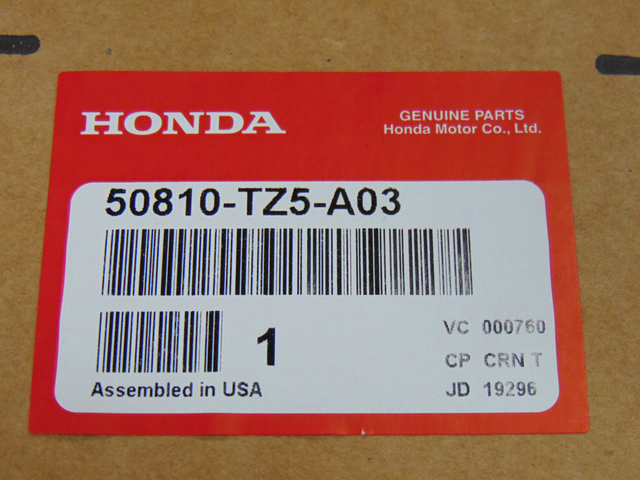 50810-TZ5-A03 - Rubber Assembly, Rear Engine Mounting (Acm) - 2016-2021 ...