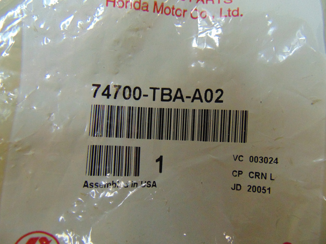 74700-TBA-A02 - 2016-2021 Honda Civic - Actuator Assembly Fuel Lid ...