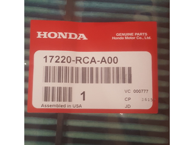 17220-RCA-A00 - Element Assembly, Air Cleaner - 2003-2005 Honda Accord ...