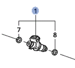 16450-RNA-A01 - Fuel Injector | Genuine Honda Parts