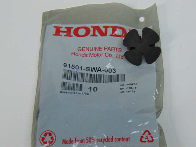 91501-SWA-003 - 2010-2025 Honda - Clip Insulator | Genuine Honda Parts
