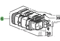 17011-SHJ-A01 - Canister sub Assembly (Vent shut valve and vent ...