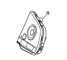 08U97-THR-100B - Heated Steering Wheel Switch (Black) - 2018-2022 Honda ...