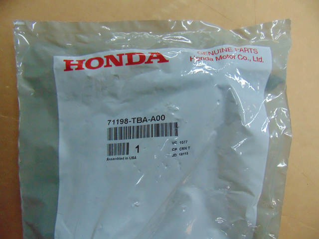 71198-TBA-A00 - Spacer L Front Bumper Side - 2016-2020 Honda Civic ...